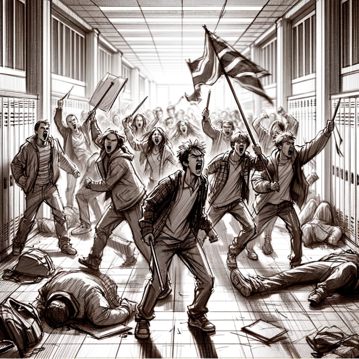 Rioting Radical Students Cause Pro-Israel Teacher Refuge in High School