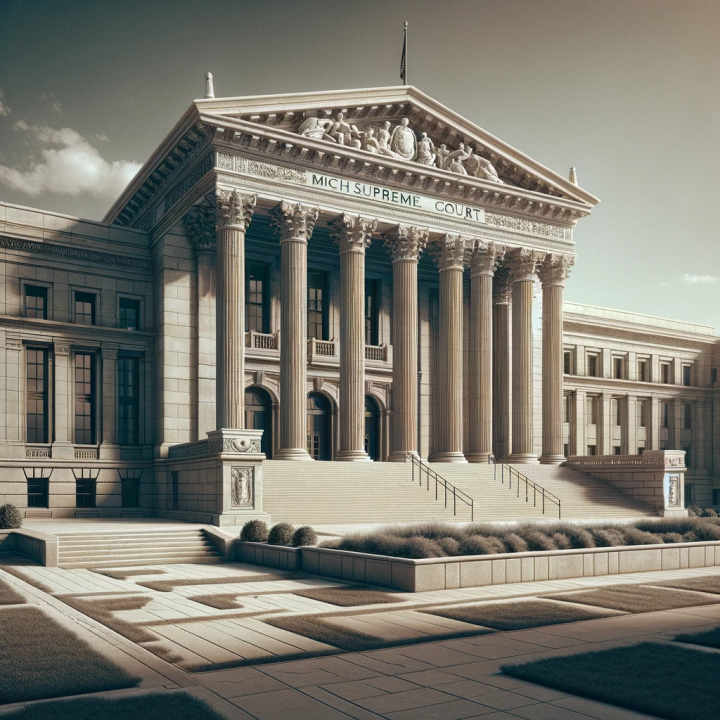 DALL·E 2023-12-28 09.50.31 - An image of the exterior of the Michigan ...