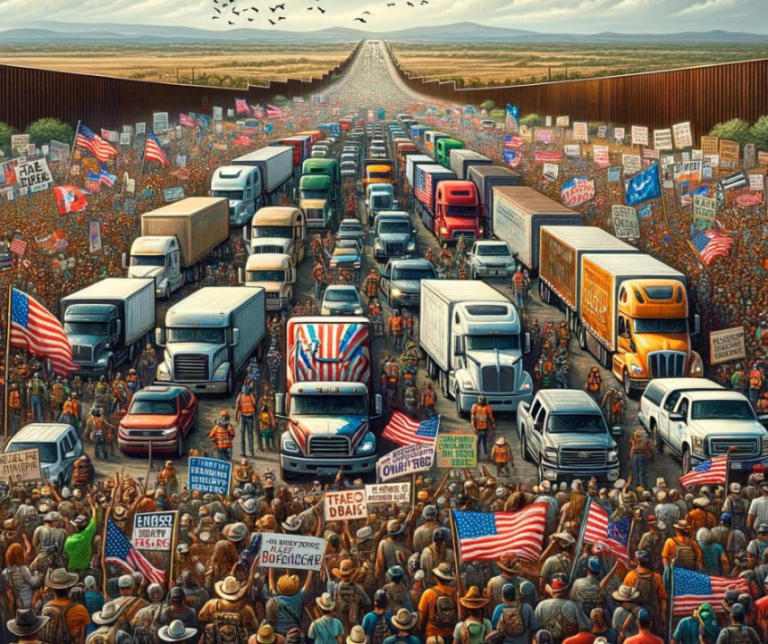 Hundreds Rally in Texas for Border Convoy