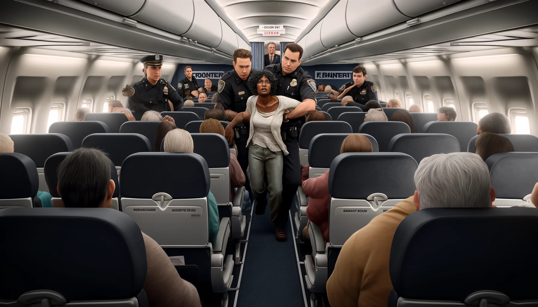 Frontier Passenger Arrested After Refusing To Deplane During Exit Row
