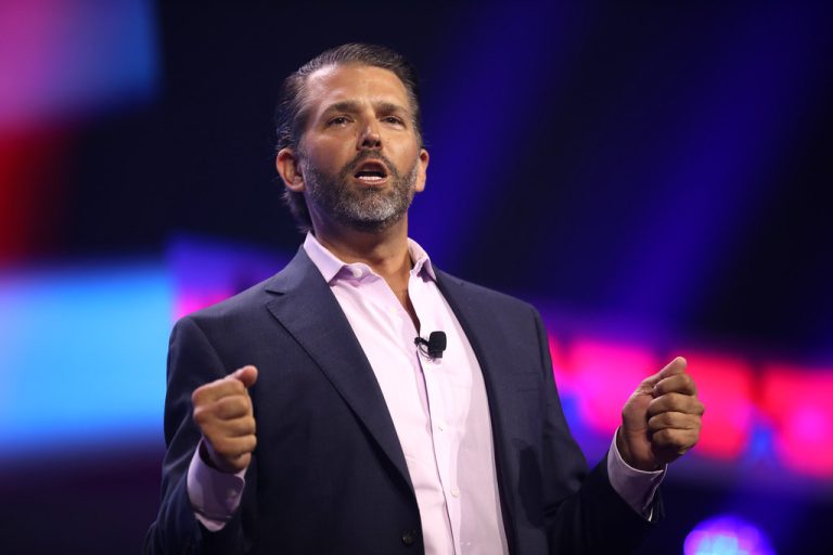 Donald Trump Jr. Turns Biden’s "Garbage" Jab into Halloween Costume