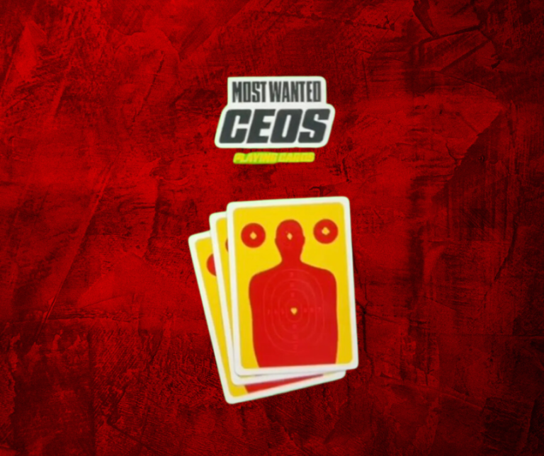 Apparel Brand Sparks Outrage with "Most Wanted CEOs" Card Deck