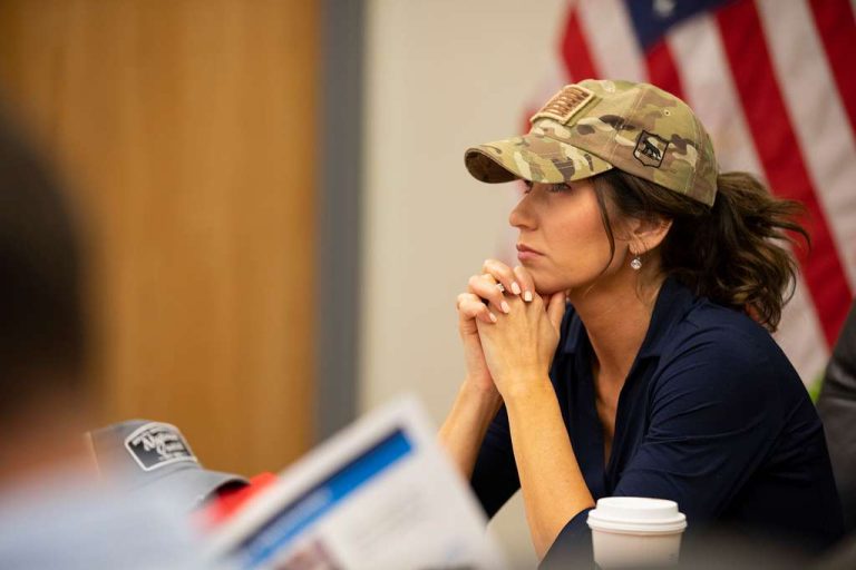 Kristi Noem Gets Kicked in Arizona Migrant Raid: "You’re Not Scaring Me"