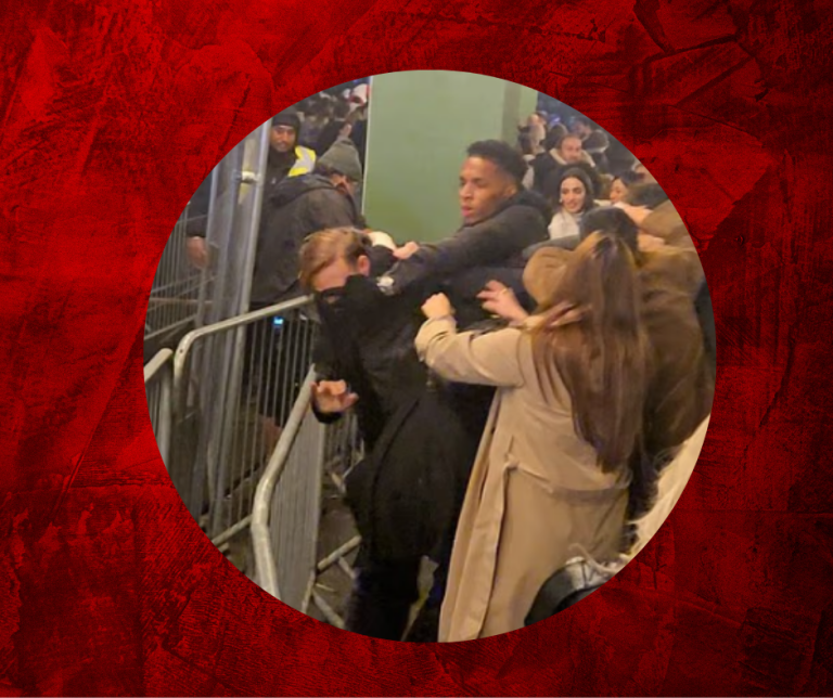Holiday Festivities in London Marred by Street Brawl